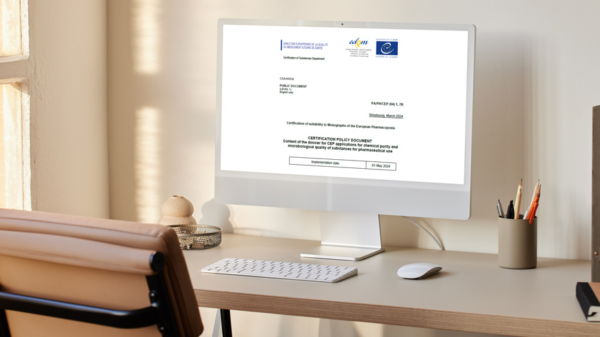 Certification of Suitability (CEP) - European Directorate for the ...