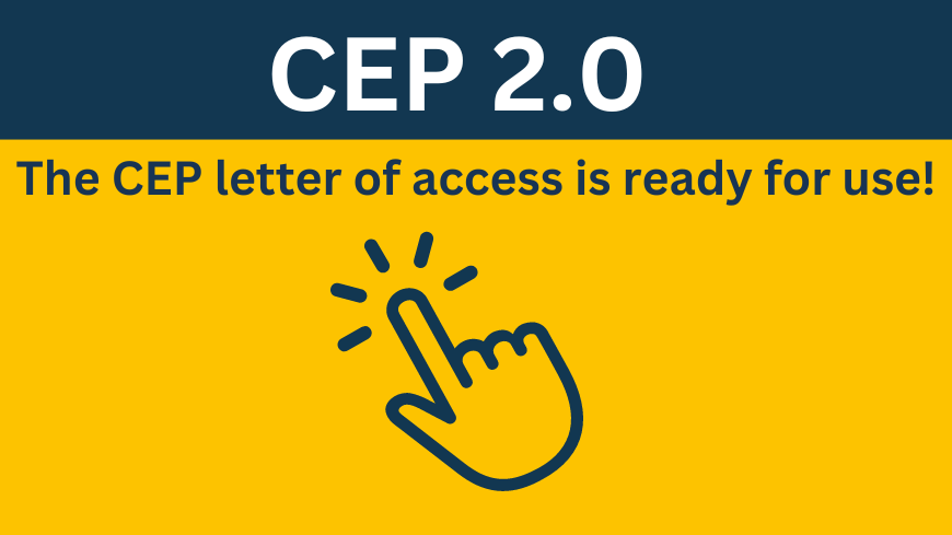 CEP 2.0: The CEP letter of access is ready for use! - European ...