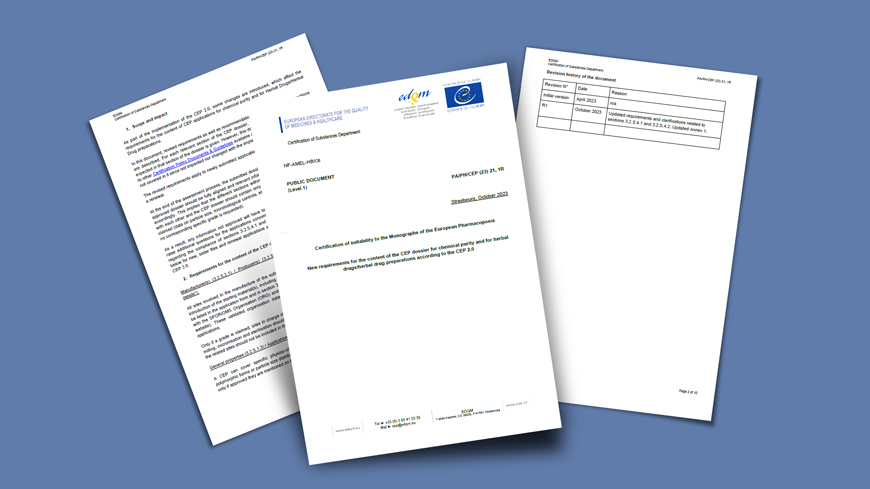 The Cep 2 0 Guideline On Requirements For The Content Of The Dossier Has Been Updated European